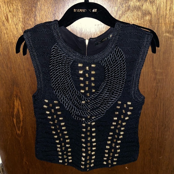 Balmain | Tops | Balmain X Hm Rope Top | Poshmark